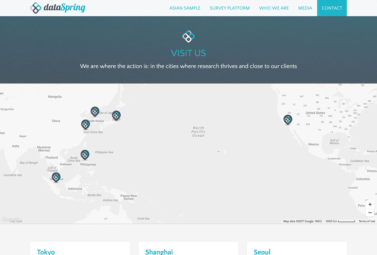 Visit Us in our offices around the world | dataSpring